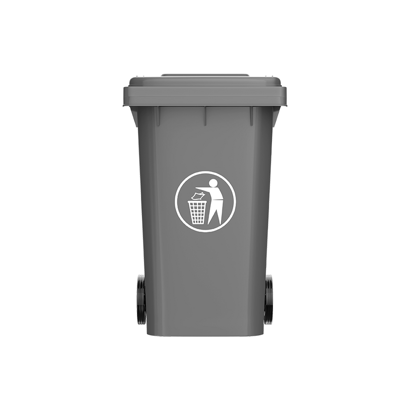 Cosmoplast Plastic Industrial Waste Bin 360L – Cosmoplast UAE