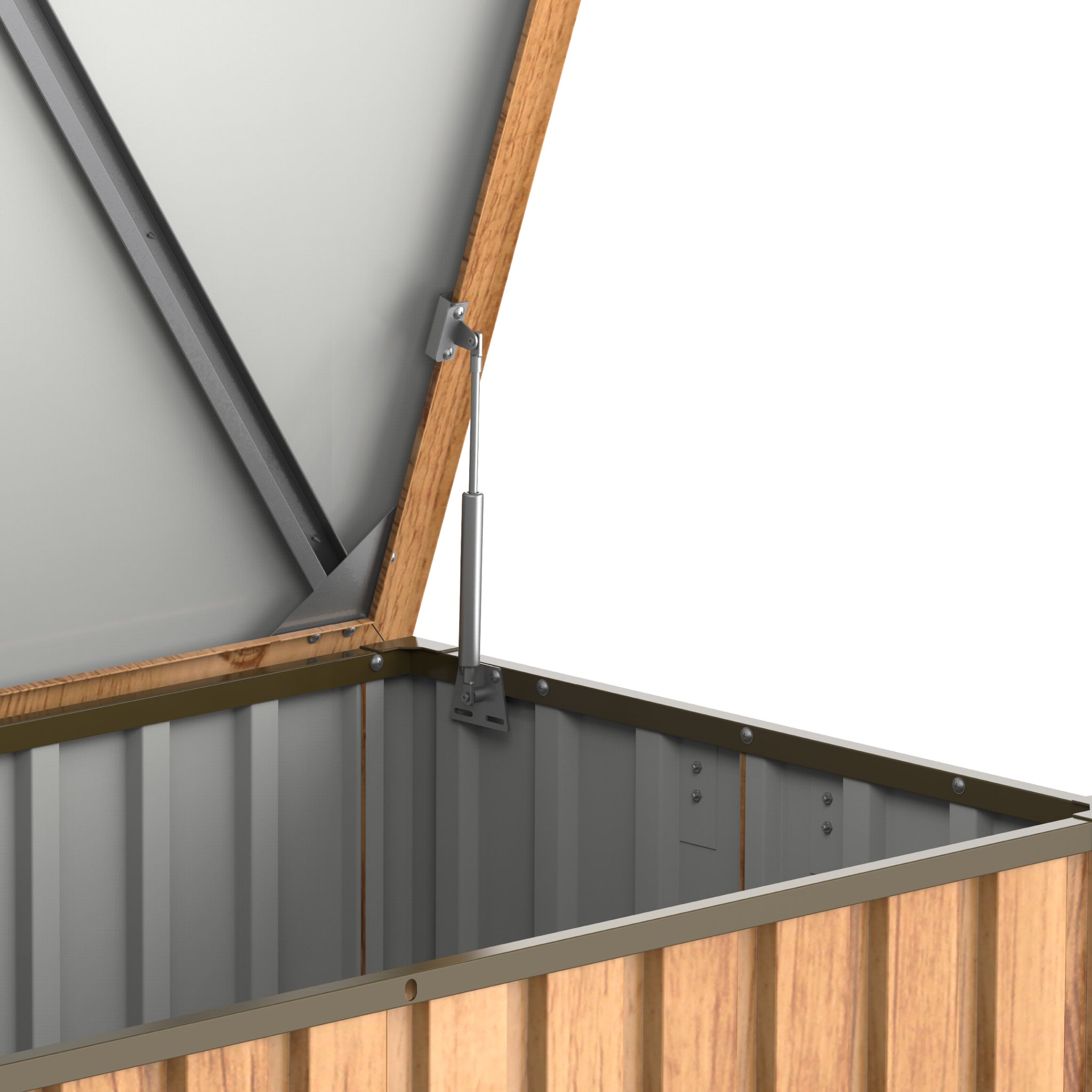 DH 585L Deck Storage Steel Box- Cosmoplast UAE