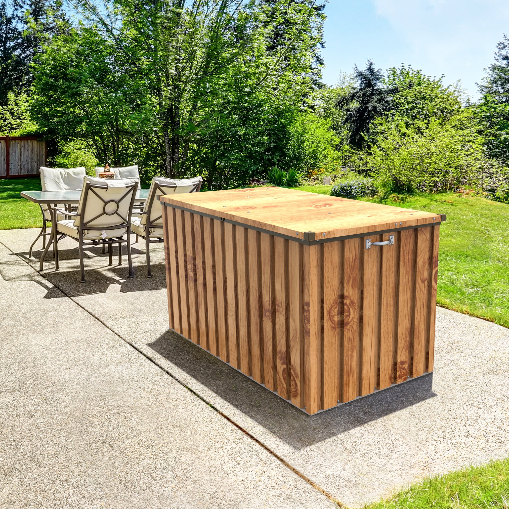 DH 770L Deck Storage Steel Box- Cosmoplast UAE