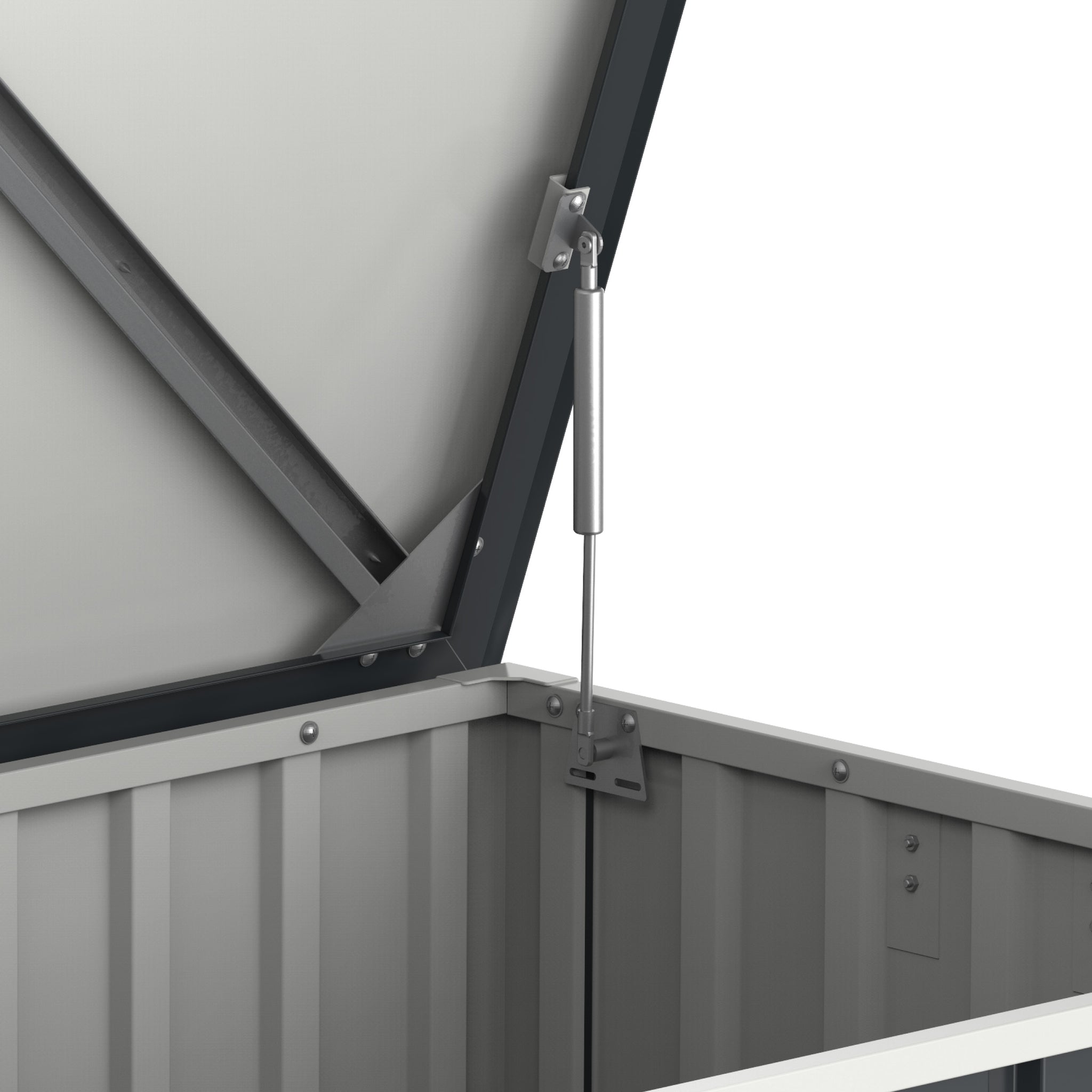 DH 770L Deck Storage Steel Box- Cosmoplast UAE