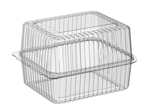 Cosmoplast Dome Hinged Plastic Containers 71 oz. - 10 Pcs. – Cosmoplast UAE