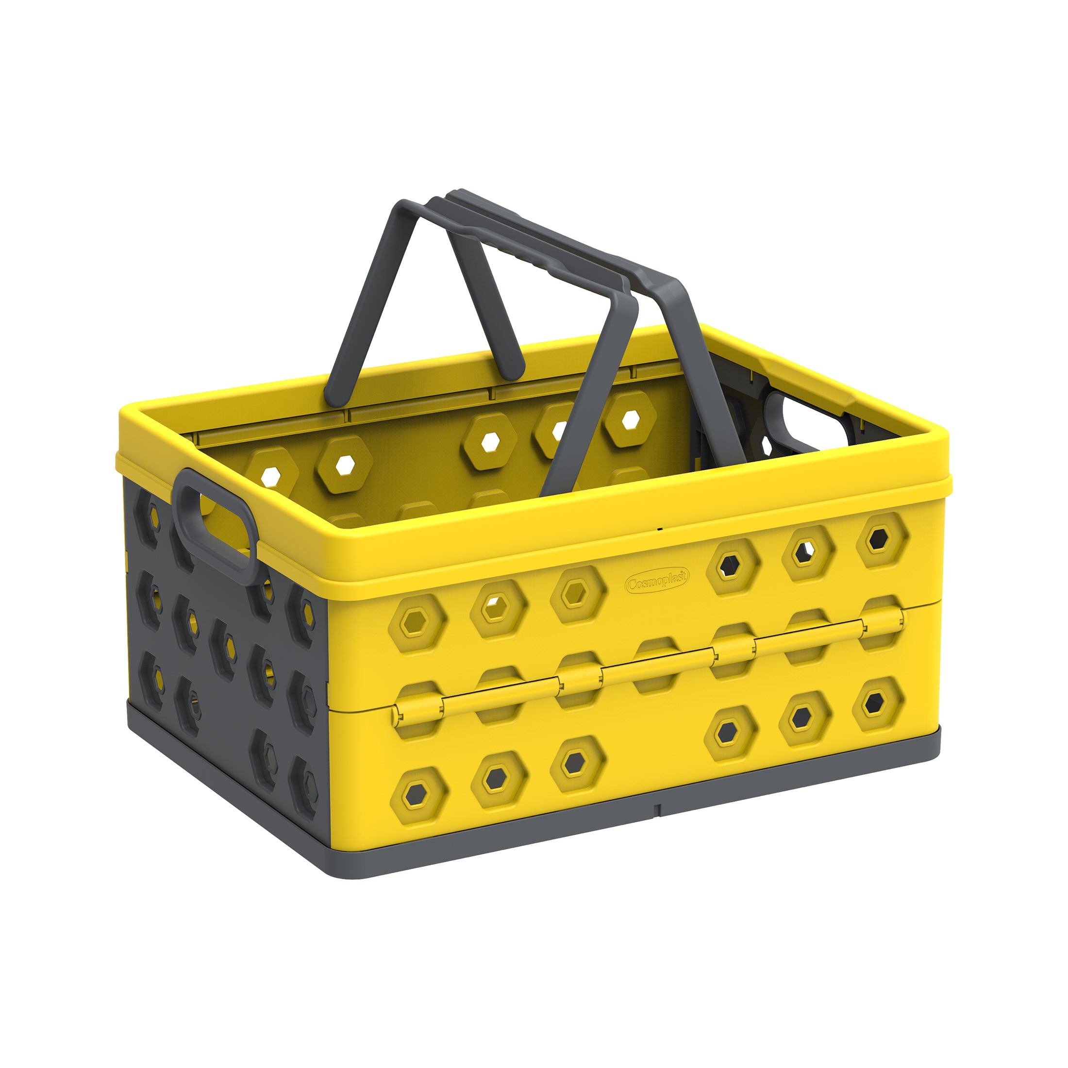 Cosmoplast 32L Foldable Baskets Collapsible Crates – Cosmoplast UAE