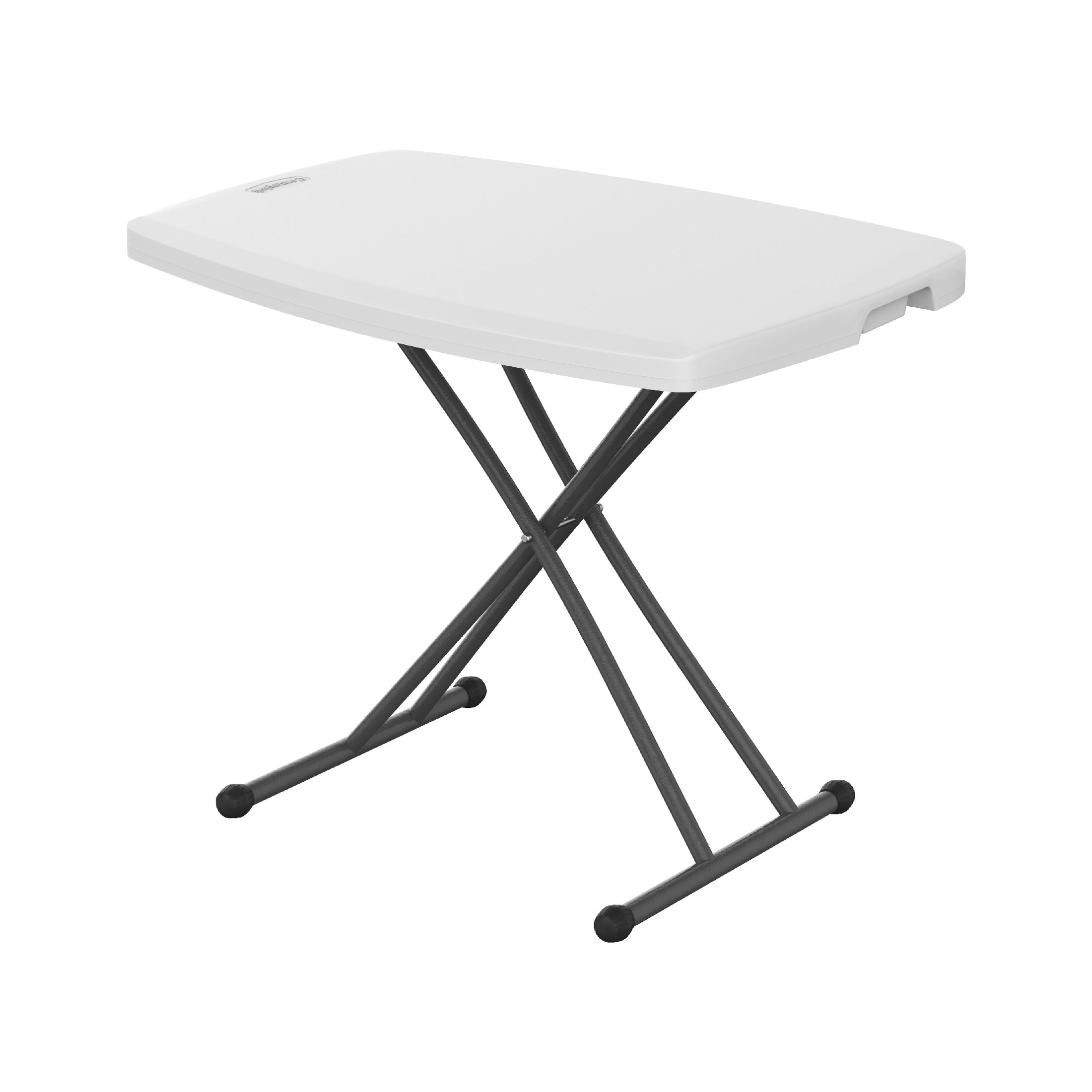 Cosmoplast Plastic Adjustable Folding Table with Metal Legs ...