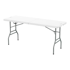 Cosmoplast Plastic Long Folding Table 180 cm with Metal Legs ...