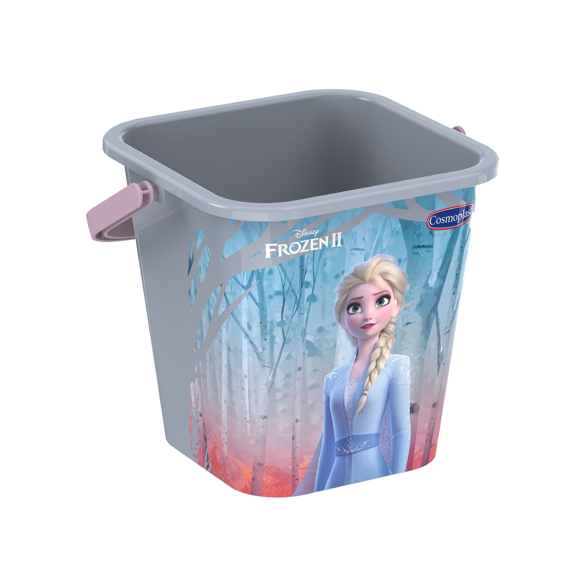 Cosmoplast Disney Frozen Square Sand Bucket 3 Liters with Handle ...