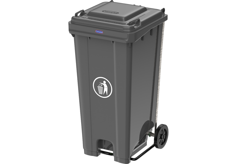 Cosmoplast Plastic Industrial Waste Bin 120L – Cosmoplast UAE