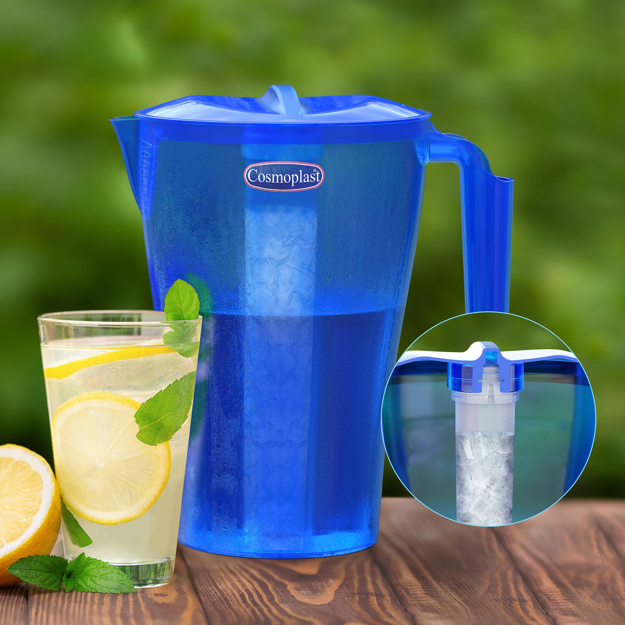 Cosmoplast 2.5L Water Jugs with Ice Holders – Cosmoplast UAE
