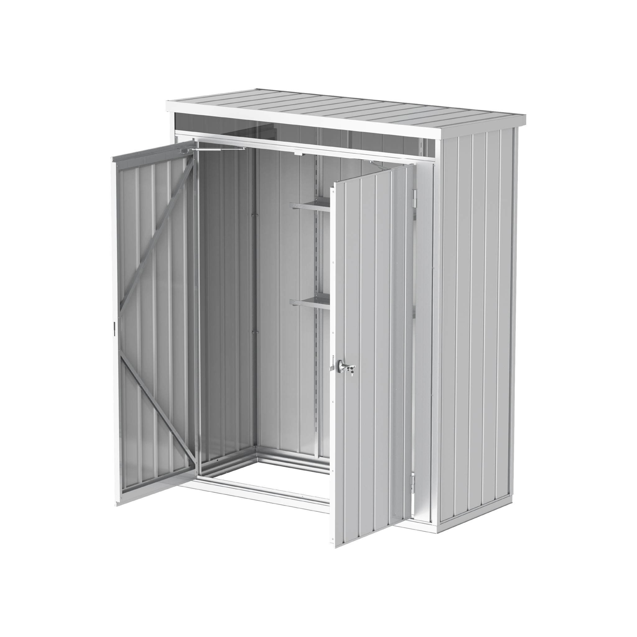 Cosmoplast Palladium Steel High Double Door Cabinets – Cosmoplast UAE
