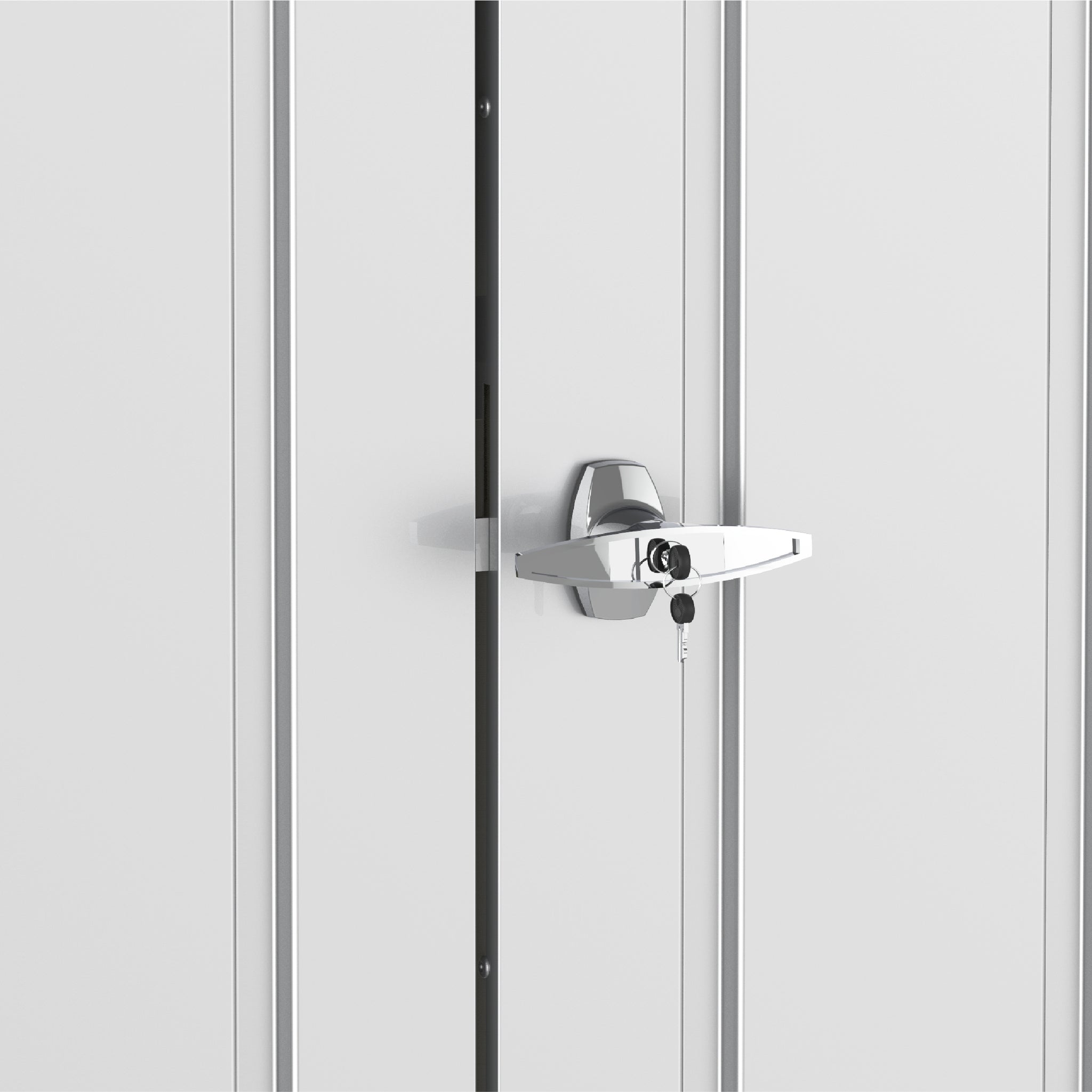 Cosmoplast Palladium Steel High Double Door Cabinets – Cosmoplast UAE