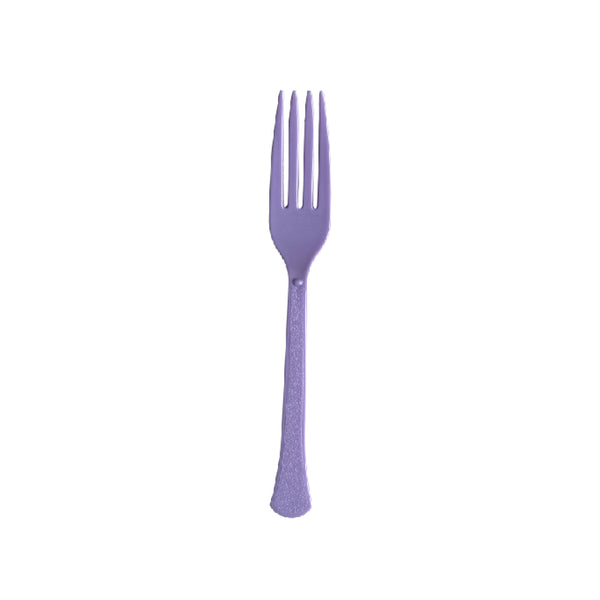 Cosmoplast Frozen Purple Plastic Forks Pack of 20 – Cosmoplast UAE