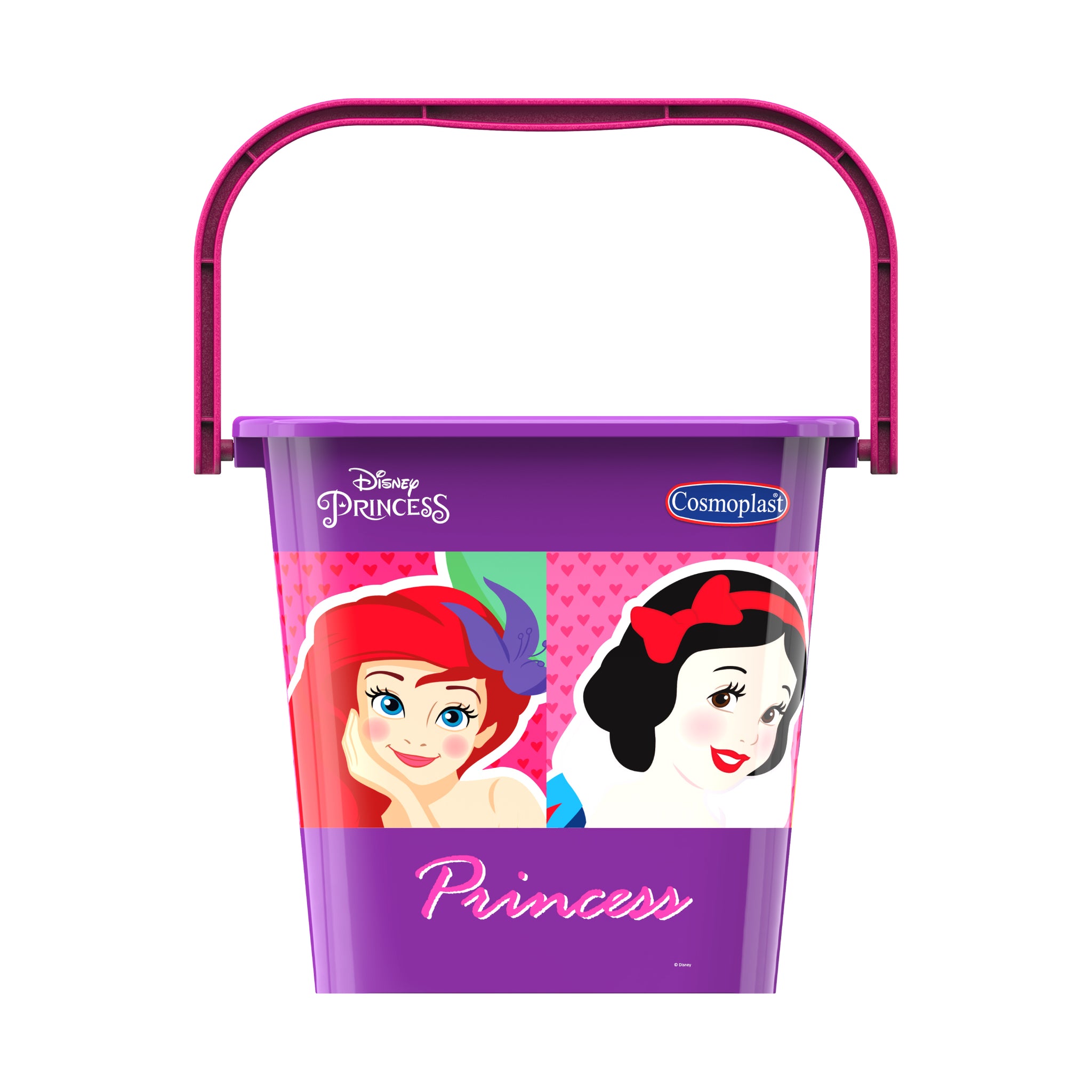 Cosmoplast Disney Princess Square Sand Bucket 5 Liters with Handle ...