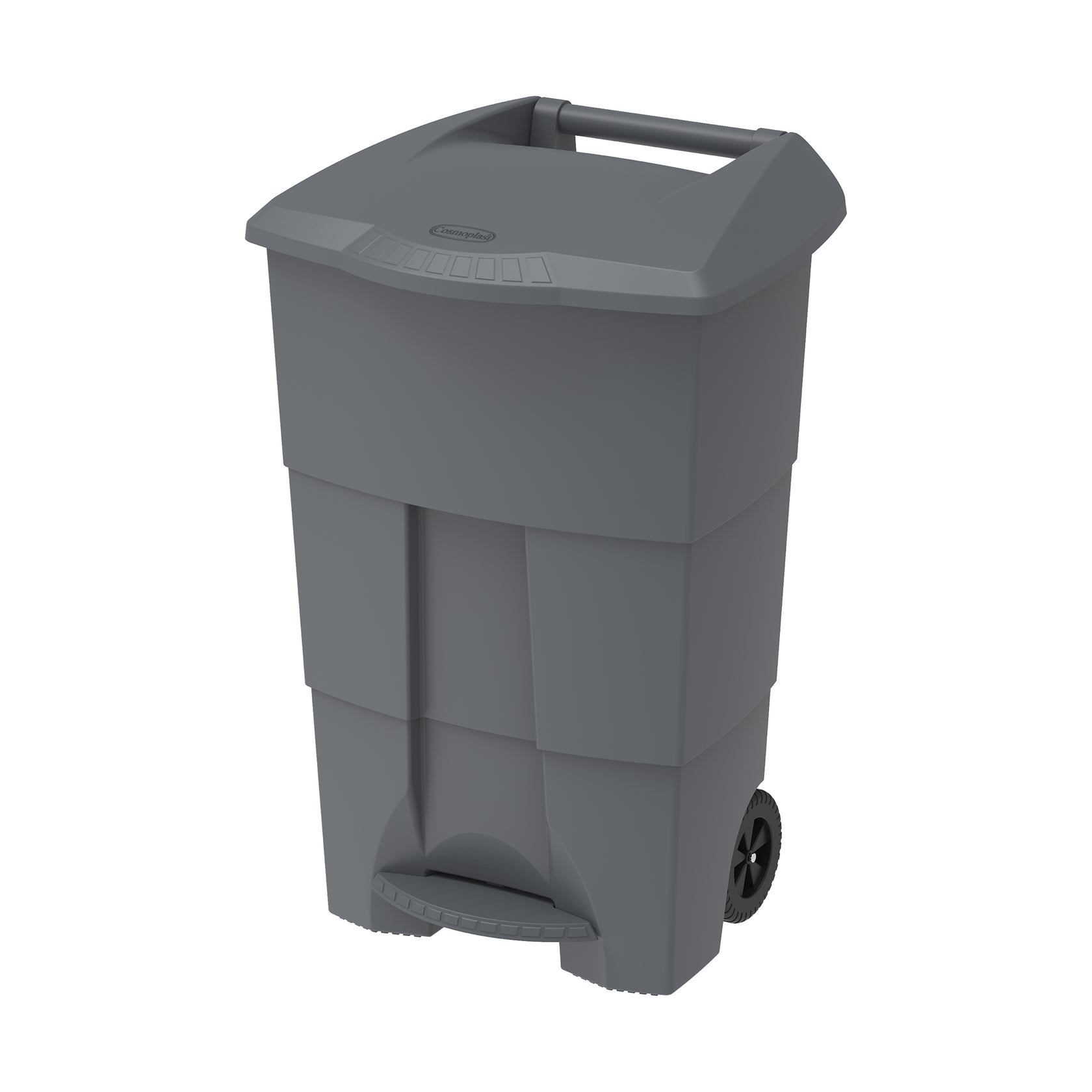 Outdoor Plastic Trash Bin with Pedal- Cosmoplast – Cosmoplast UAE