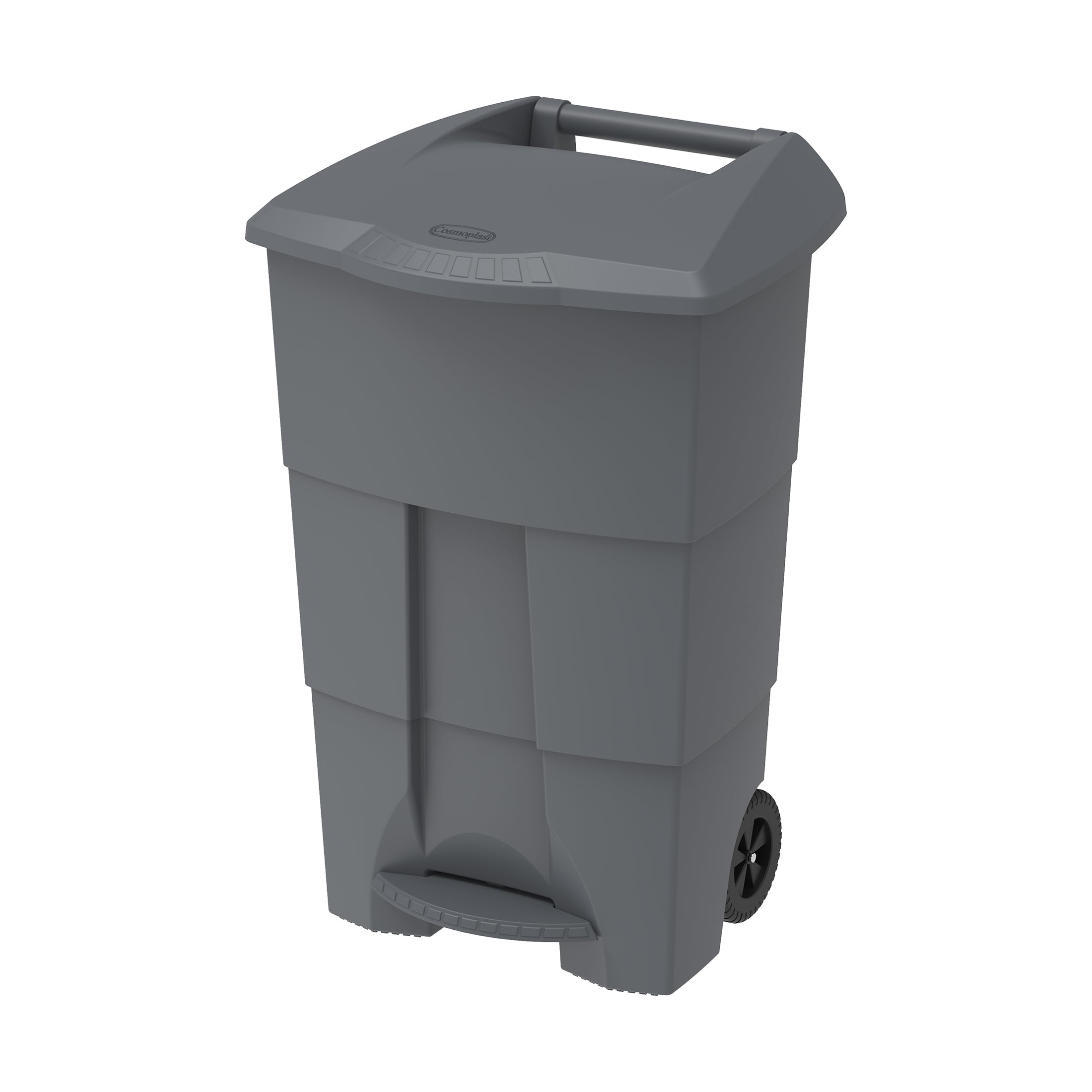 Outdoor Plastic Trash Bin with Pedal- Cosmoplast – Cosmoplast UAE