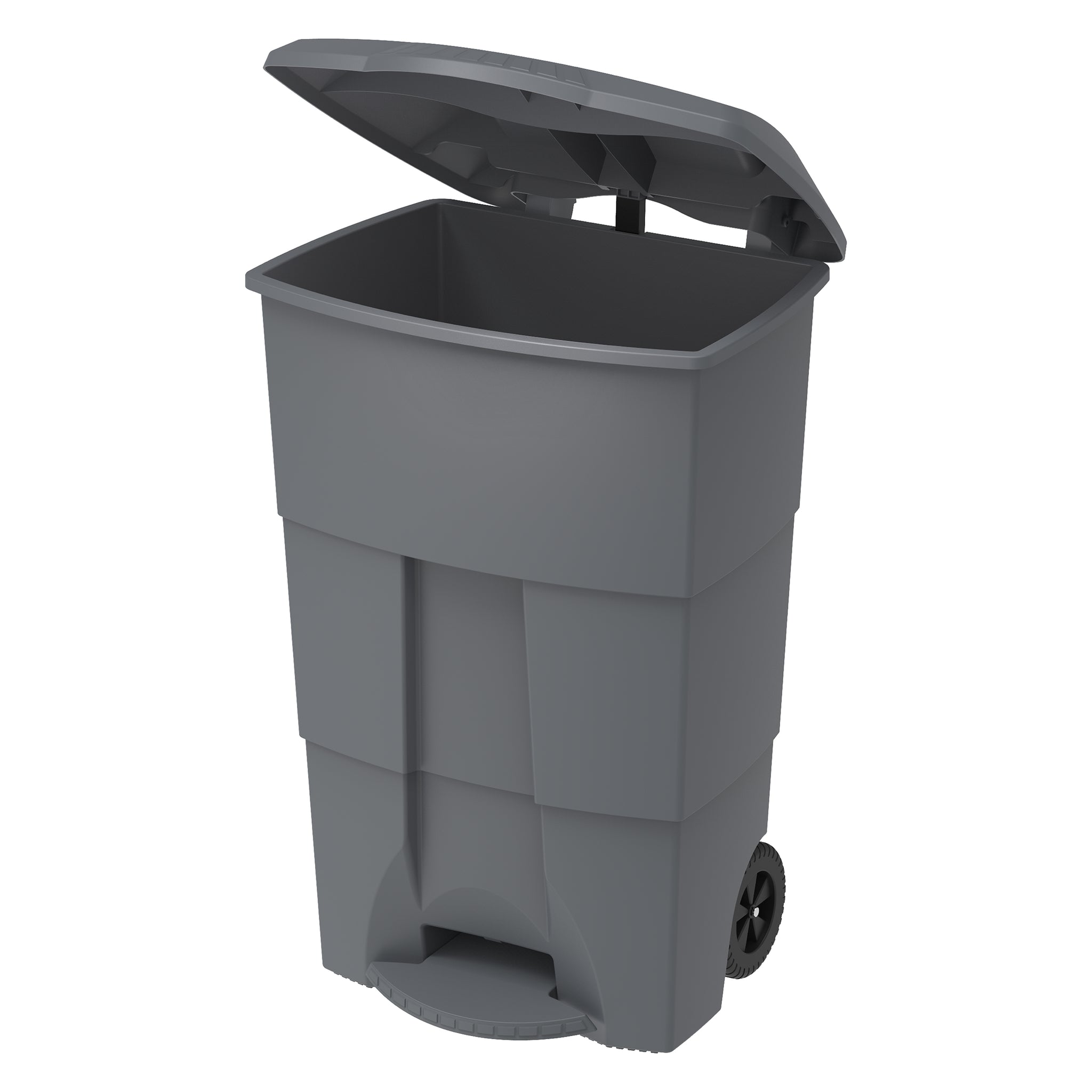 Cosmoplast 125L Step-on Waste Bin with Pedal & Wheels – Cosmoplast UAE
