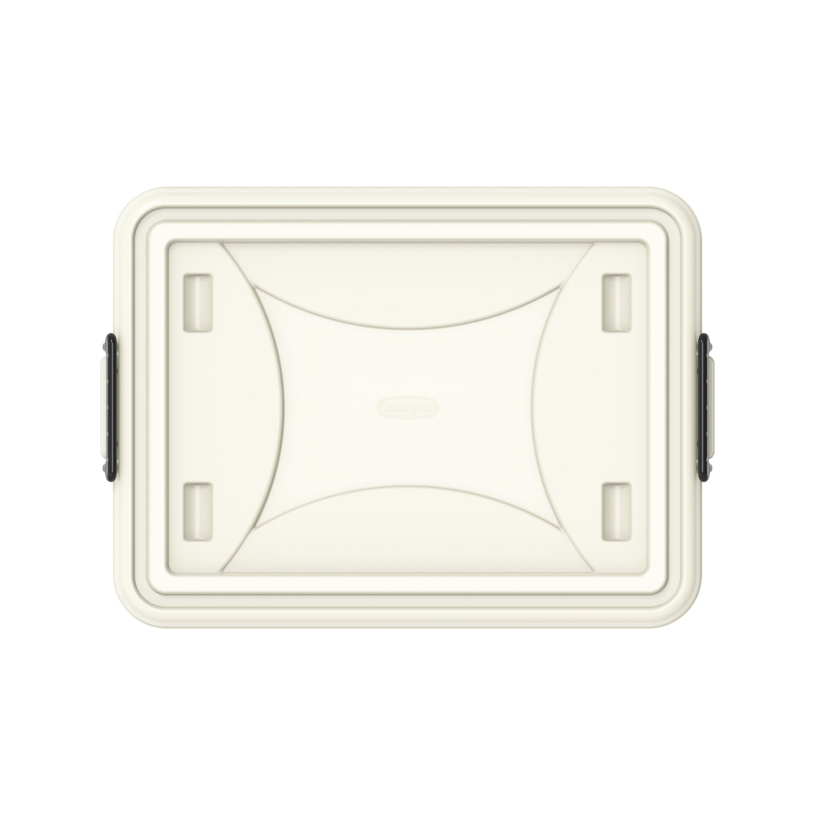 Clear Plastic Storage Box with Wheels & Lockable Lid – Cosmoplast UAE