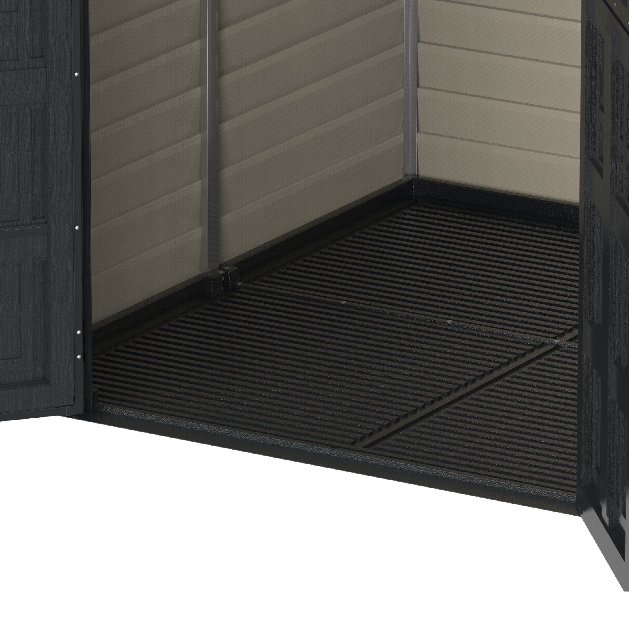7x7ft Outdoor Walk-in Storage Shed- Cosmoplast UAE