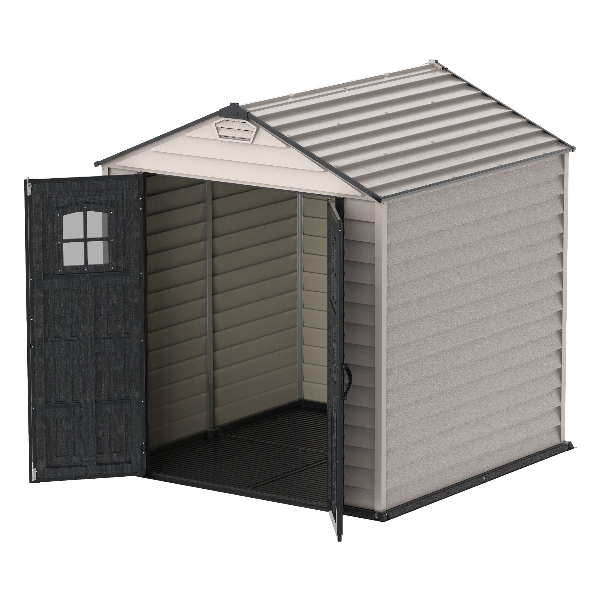 7x7ft Outdoor Walk-in Storage Shed- Cosmoplast UAE