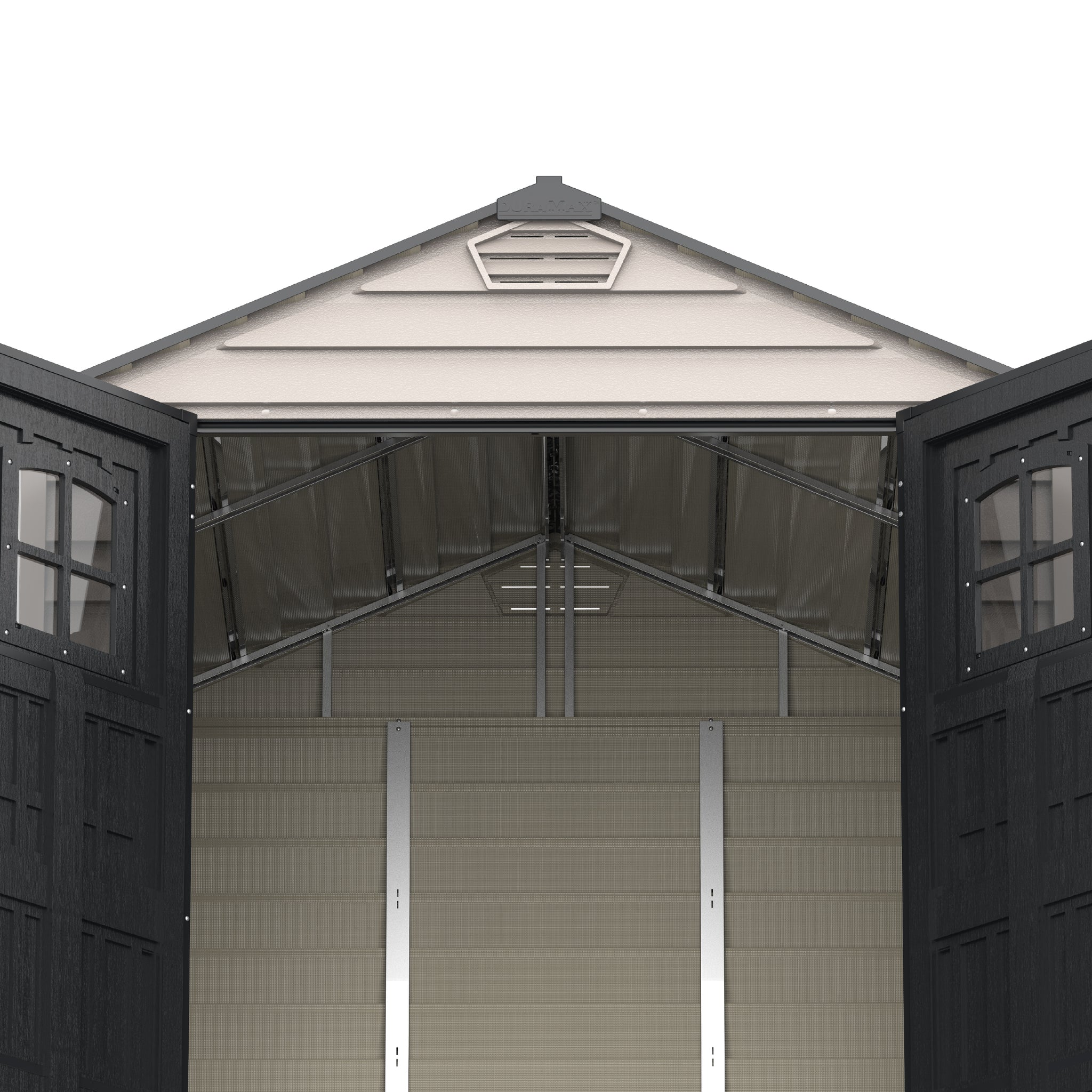 7x7ft Outdoor Walk-in Storage Shed- Cosmoplast UAE